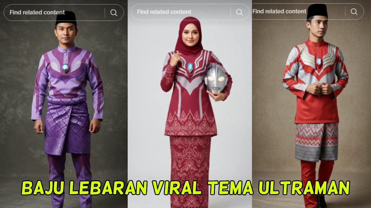 Berniat Pesan? Desainer Ini Viral Rilis Baju Lebaran 2025 Bertema Ultraman - Halaman all ...