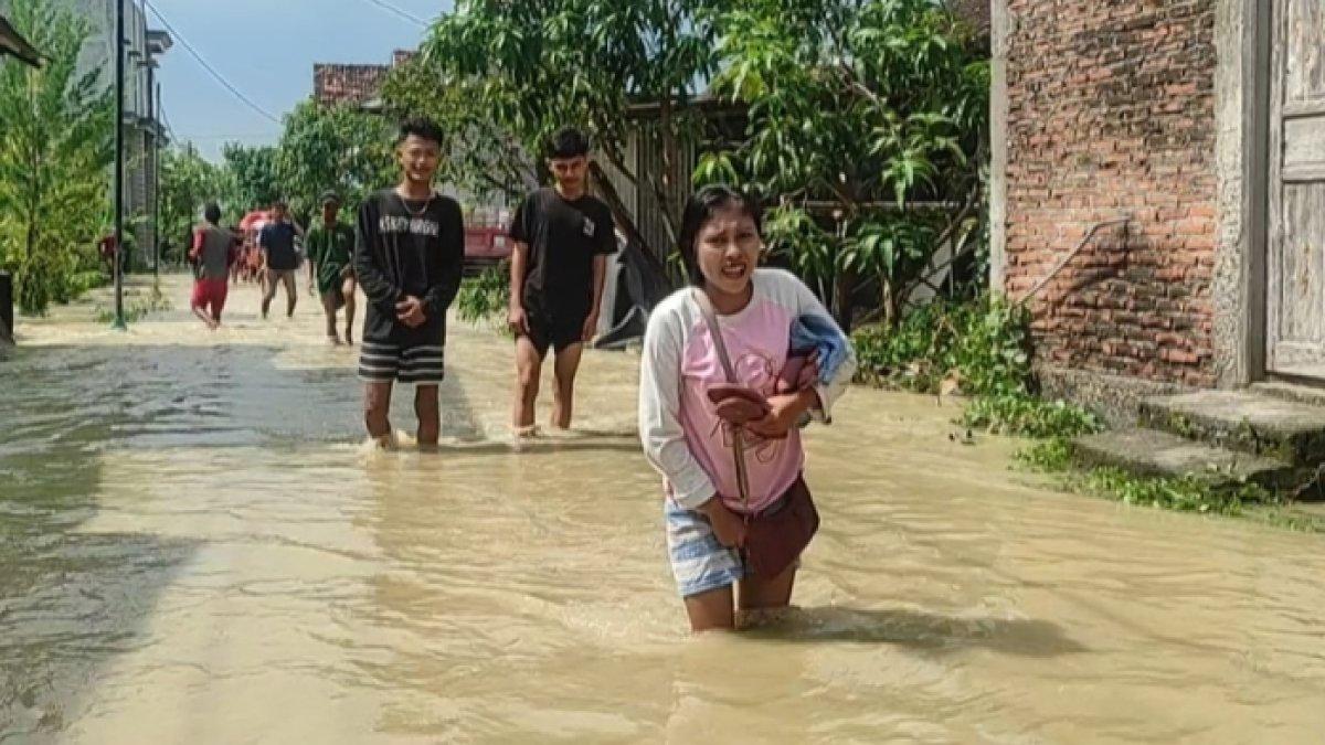 Tanggul Sungai Tuntang Jebol, 11 Desa di Demak Dilanda Banjir, Desa Karangrejo dan Desa Ploso ...