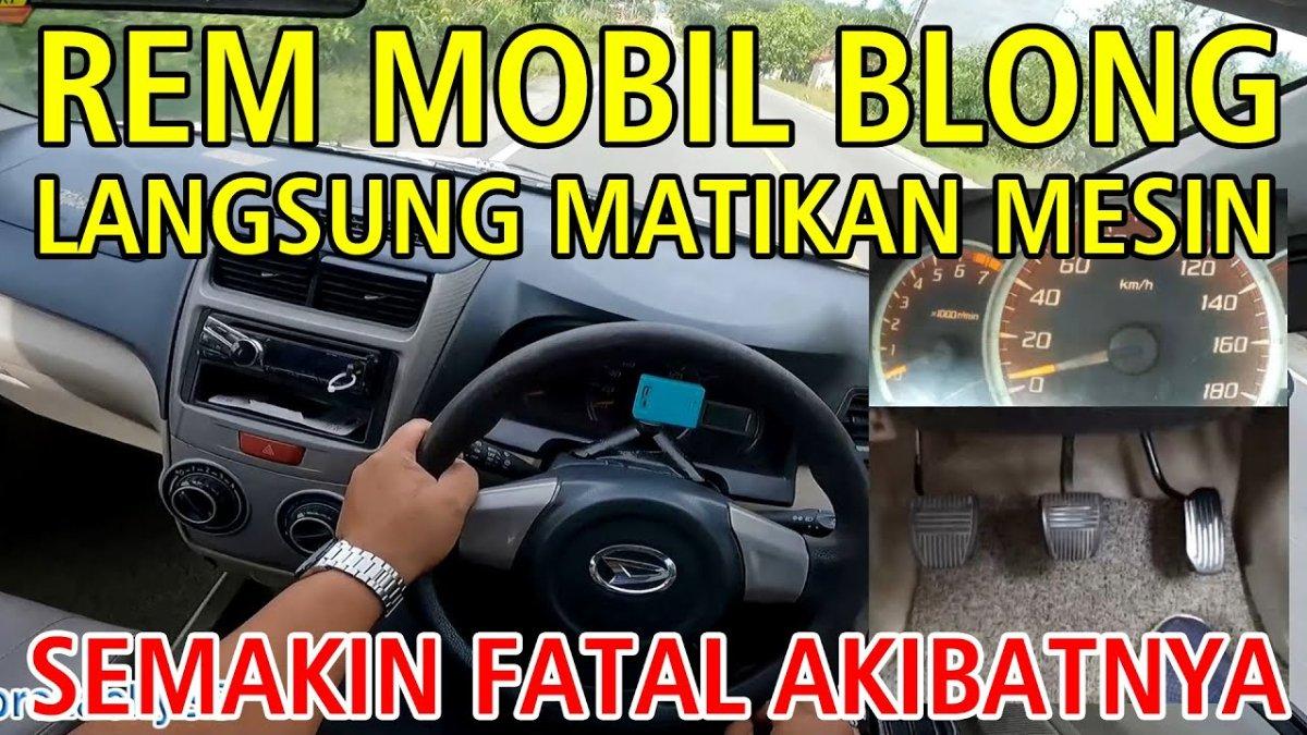 Video Cara Berhenti Total saat Rem Tiba-tiba Blong Pada Mobil Manual ...
