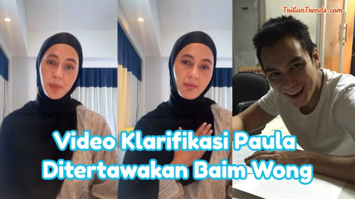 Video Paula Verhoeven Bantah Selingkuh Ditertawakan Baim Wong, Ayah Kiano Sesumbar Ungkap Bukti ...