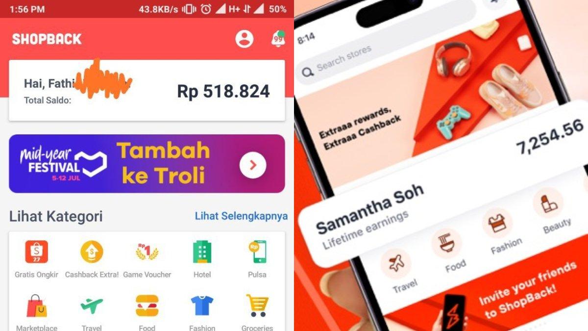 Cara Hasilkan Uang dari ShopBack, Belanja Cashback Rp 40-50 Ribu, Siap-siap Saldo Rekening ...