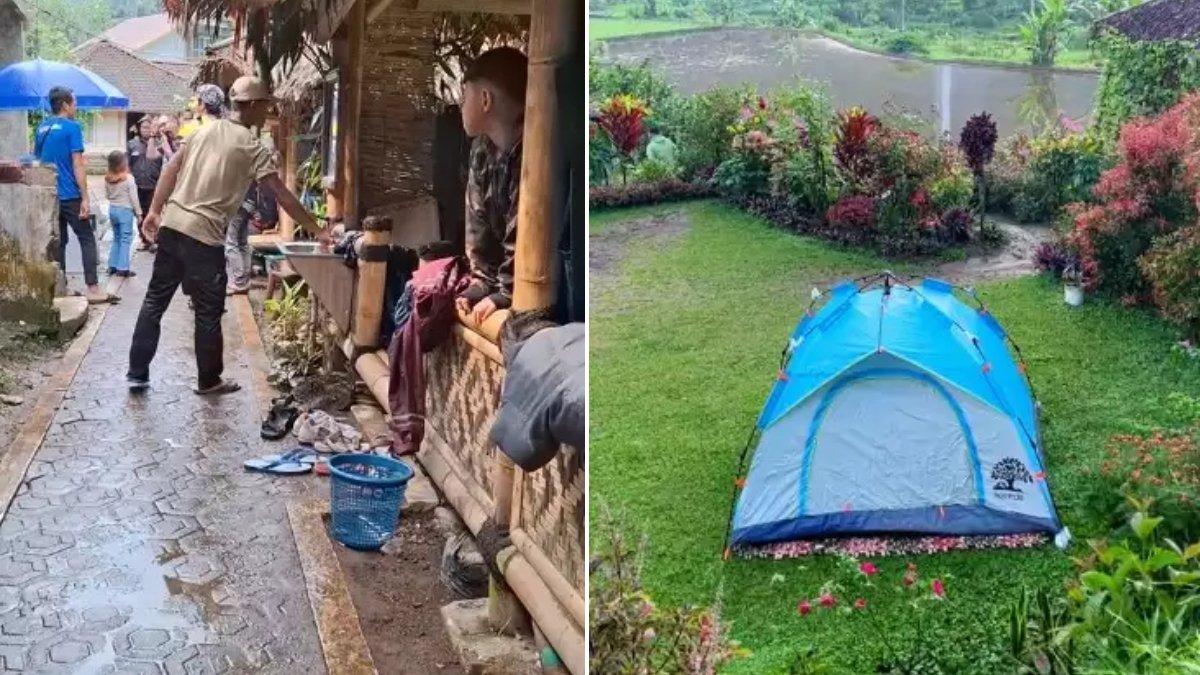 Rumah Abah Jajang Dulu Viral, Kini Makin Cantik, Bangun Rumah Penginapan di Halamannya - Halaman ...