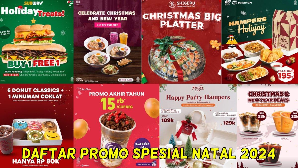 Daftar Promo Natal 2024: Nikmati Makanan & Minuman Favorit dengan Harga ...