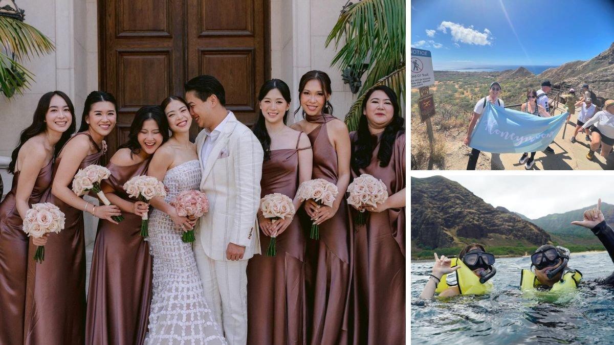 5 Momen Clarissa Tanoe dan Anthony Tjipto Bulan Madu ke Hawaii, Pede ...