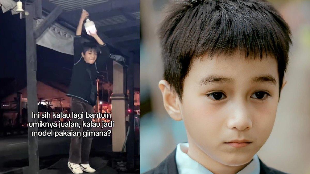 Bocah Mirip Rafathar Bantu Ibu Dagang Ternyata Bukan Sosok Sembarang
