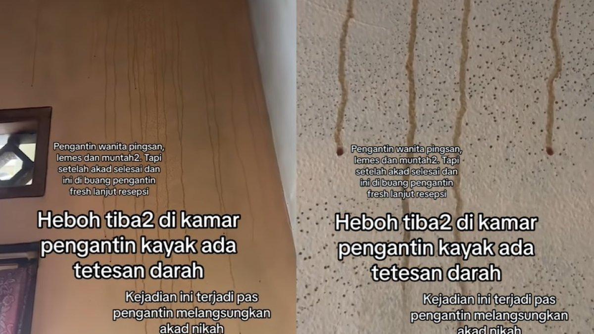 Keluar Rembesan Mirip Darah dari Kamar Pengantin, Mempelai Pingsan, Suasana Jadi Mencekam ...