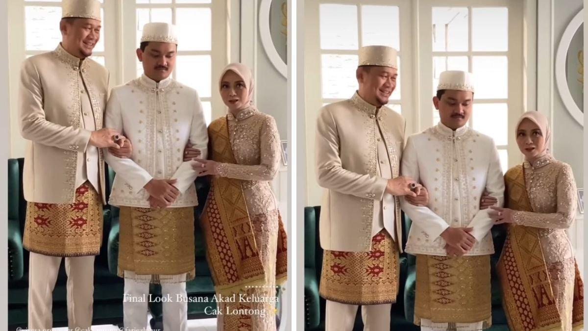 5 Potret Cak Lontong Saat Nikahkan Anak Sulungnya, Basuki Hadimuljono dan Mahfud MD Jadi Saksi ...