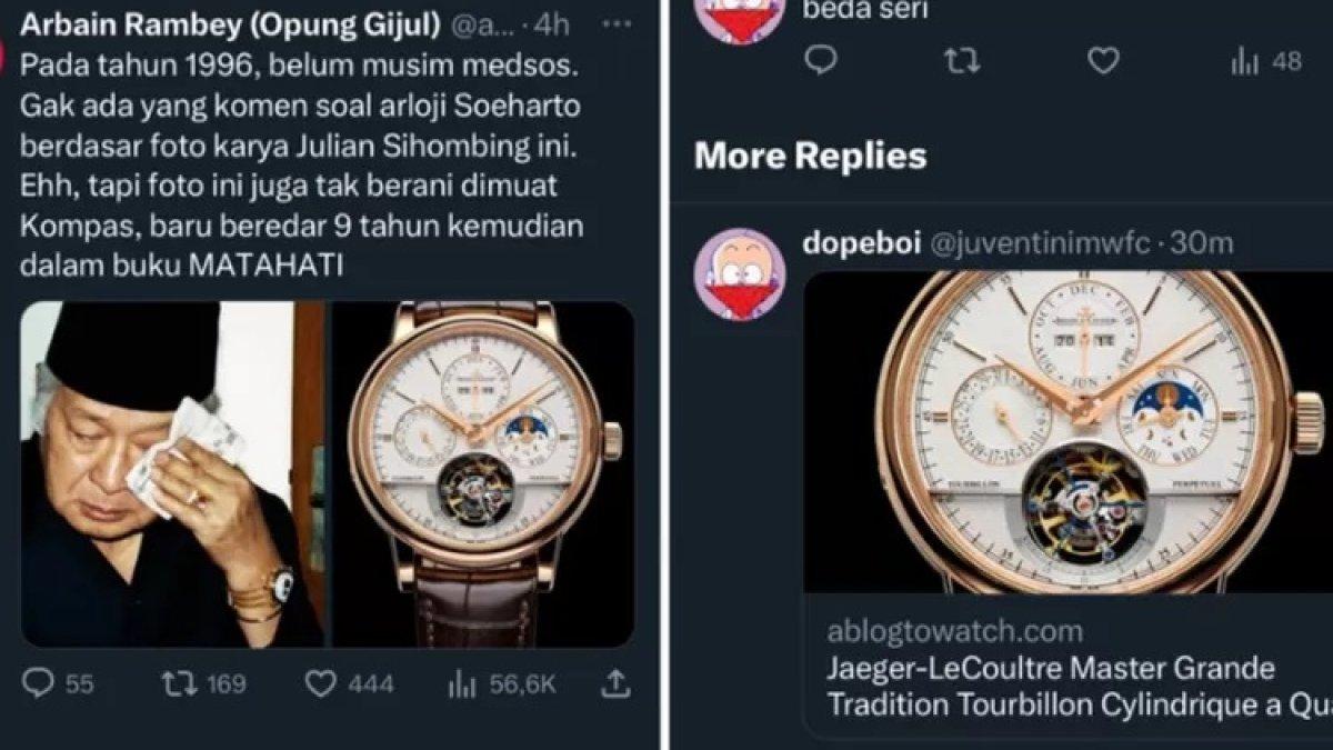 Foto Soeharto Tangisi Ibu Tien Wafat Tahun 1996, Pakai Jam Tangan Mewah ... Foto Soeharto Tangisi Ibu Tien Wafat Tahun 1996, Pakai Jam Tangan Mewah ...