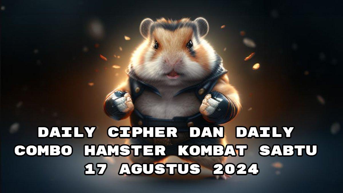 Daily Cipher dan Daily Combo Hamster Kombat Sabtu 17 Agustus 2024, Peluang Besar Dapat 6 Juta ...