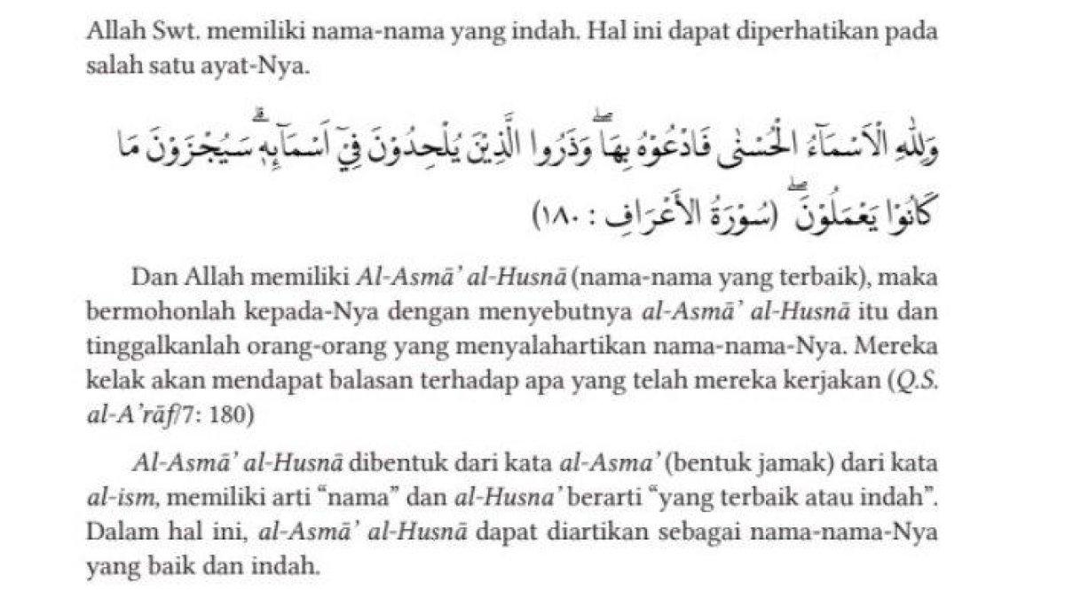Kunci Jawaban Pendidikan Agama Islam atau PAI Kelas 7 SMP Halaman 45 ...