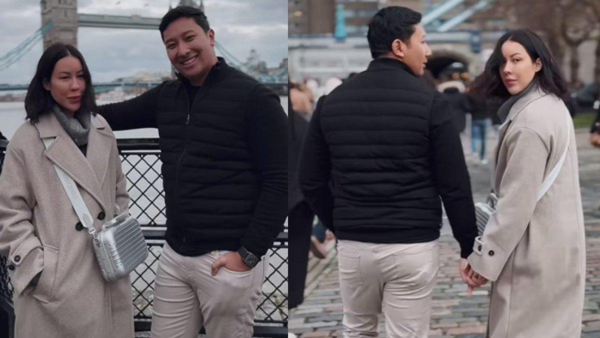 Potret Darma Mangkuluhur dan Patricia Schuldtz Liburan ke London, Cucu Soeharto Gandeng Tangan ...