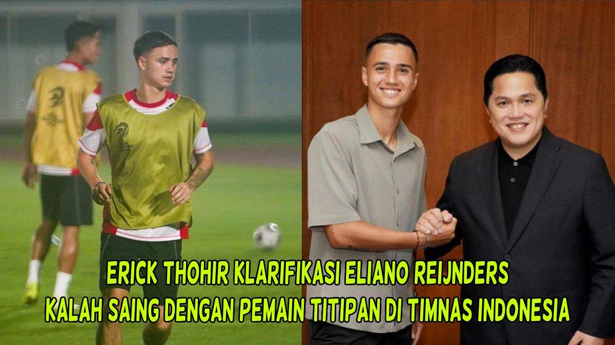 Eliano Reijnders Masuk Skuad Timnas Indonesia Lawan Arab, STY Beri ... Eliano Reijnders Masuk Skuad Timnas Indonesia Lawan Arab, STY Beri ...