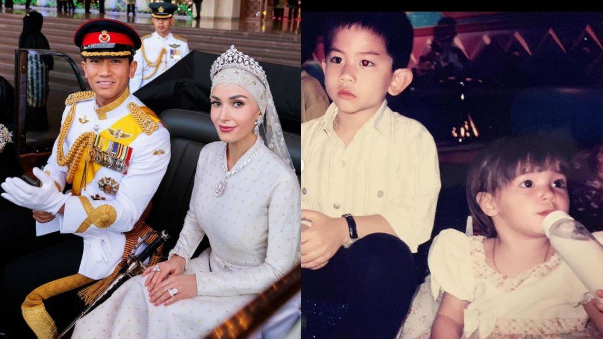 Potret Masa Kecil Pangeran Mateen & Anisha Rosnah, Dulu Teman Main, Kini Suami Istri, Siapa ...