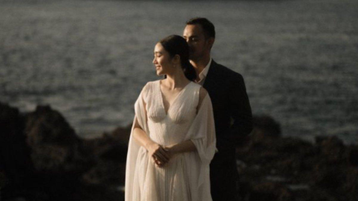 7 Foto Prewedding Febby Rastanty dan Polisi Drajat Djumantara, Romantis ...