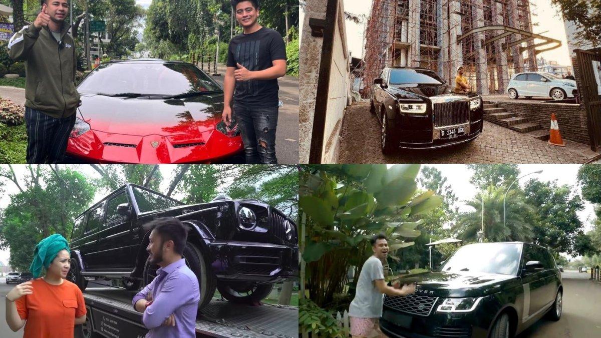Sebenarnya Ada Berapa Koleksi Mobil Mewah Raffi Ahmad? Viral Lagi ...