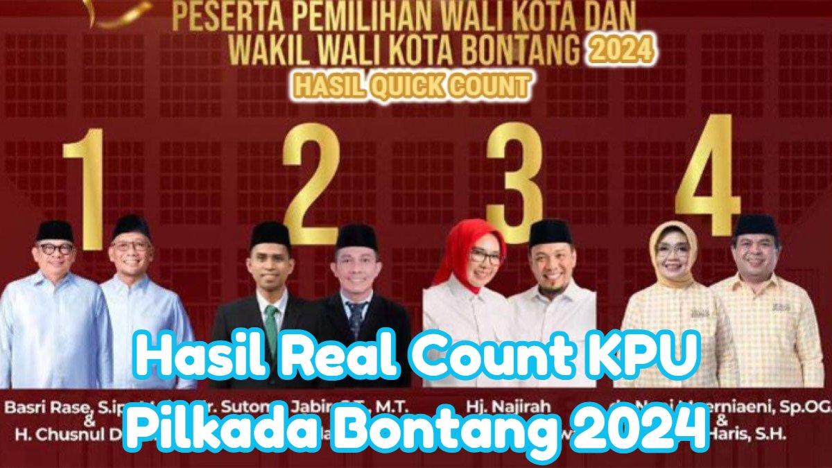 Hasil Real Count KPU: Pilkada Bontang 2024, Saingan Ketat Basri Rase, Sutomo Jabir, Najirah dan ...