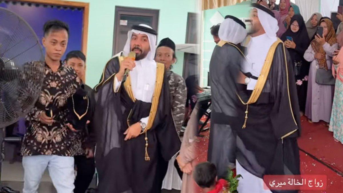 Kocak Majikan Arab Hadiri Nikahan Tkw Indonesia Sempat Beri Sambutan