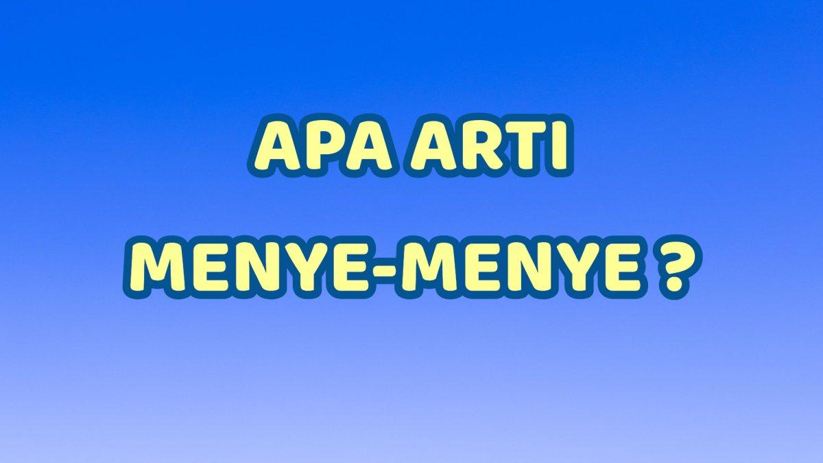 Apa Arti Menye-Menye Viral di TikTok? Bahasa Gaul Anak Gen Z Seliweran ...