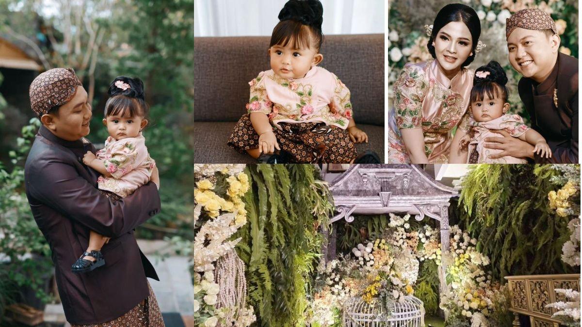 5 Momen Acara Tedak Siten Anak Denny Caknan dan Bella Bonita, Lucunya ...