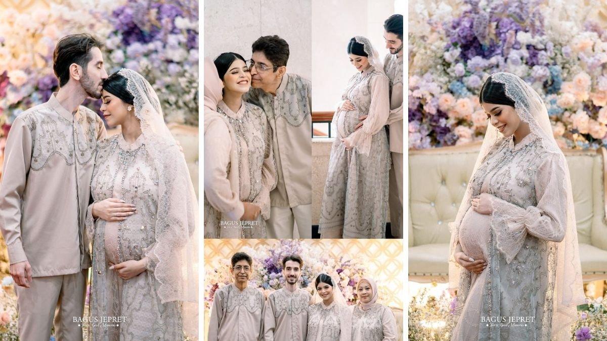 5 Momen Sakral Tingkeban Kehamilan Jharna Bhagwani, Sang Suami,Husein ...