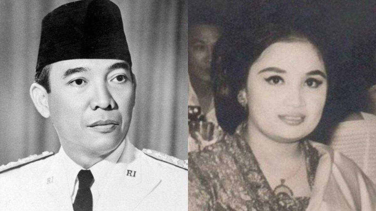 Kisah Cinta Soekarno dengan Istri Ke-7 Yurike Sanger, Beda Usia 45 ...