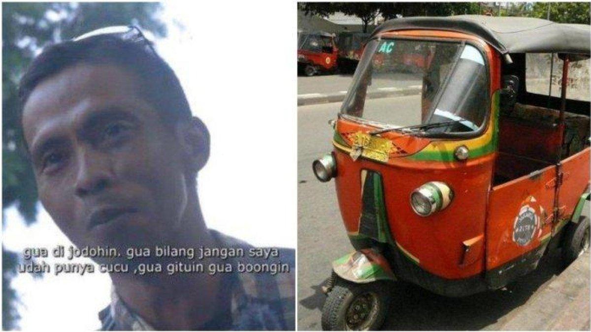 Pahit Manis Hendi Saputra 15 Tahun Jadi Sopir Bajaj, Gaya Selalu Necis ...