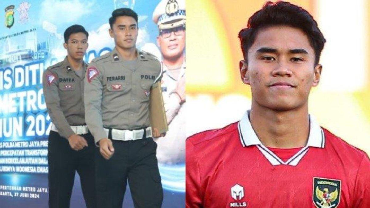 Daffa Fasya dan Muhammad Ferrari, 2 Pemain Timnas yang Ternyata Polisi, Tugas di Polda Metro ...
