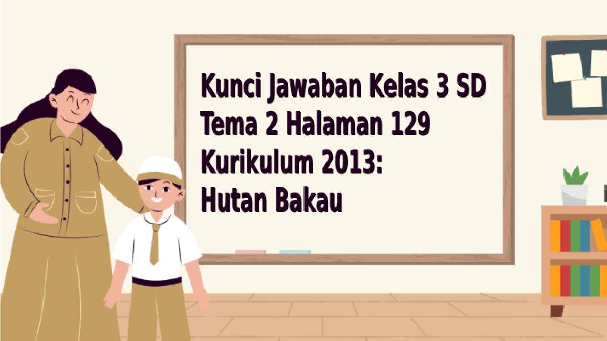 Kunci Jawaban Kelas 3 Sd Tema 2 Halaman 129 Kurikulum 2013 Hutan Bakau