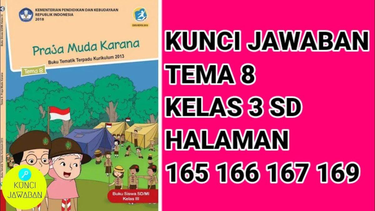 Kunci Jawaban Tema 8 Kelas 3 SD Halaman 165, 166, 167, dan 168: Arah Mata Angin dan Denah ...