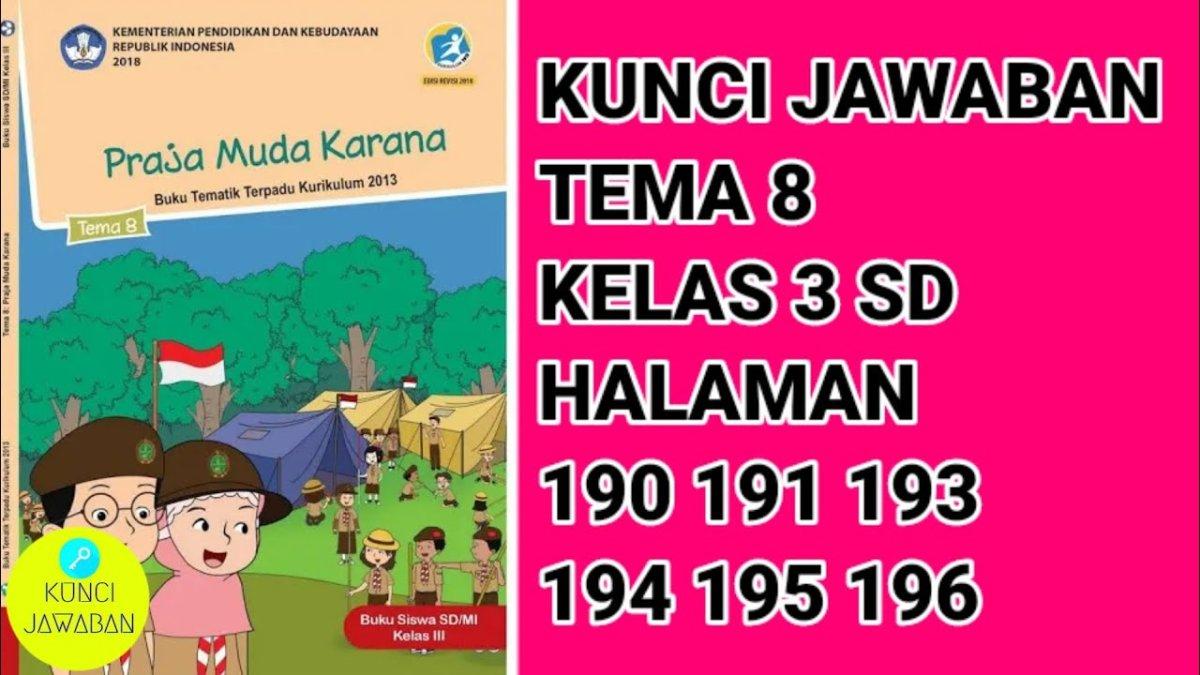 Kunci Jawaban Tema 8 Kelas 3 SD Halaman 190 191 192 193 194 195 196: Denah ke Perpustakaan ...