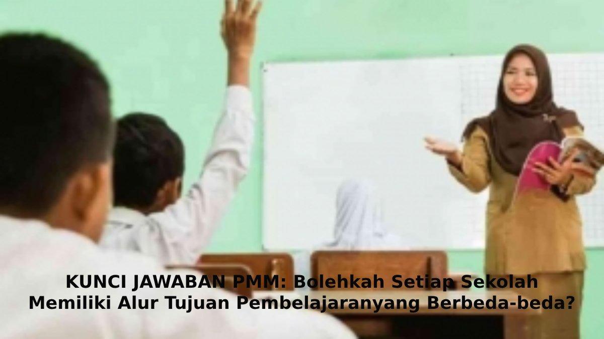 Kunci Jawaban: Bolehkah Setiap Sekolah Memiliki Alur Tujuan ...