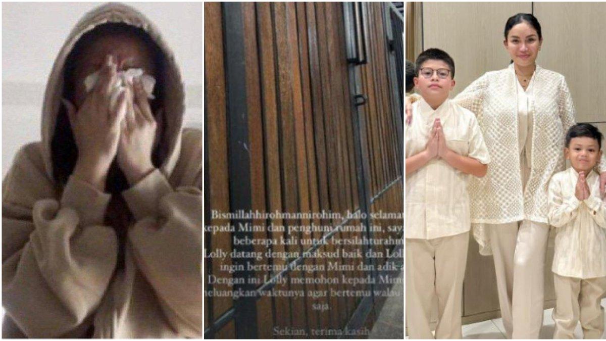 '10 Menit Saja' Melas Lolly Berdiri di Gerbang Rumah Nikita Mirzani: Ingin Ketemu Mimi & Adik ...