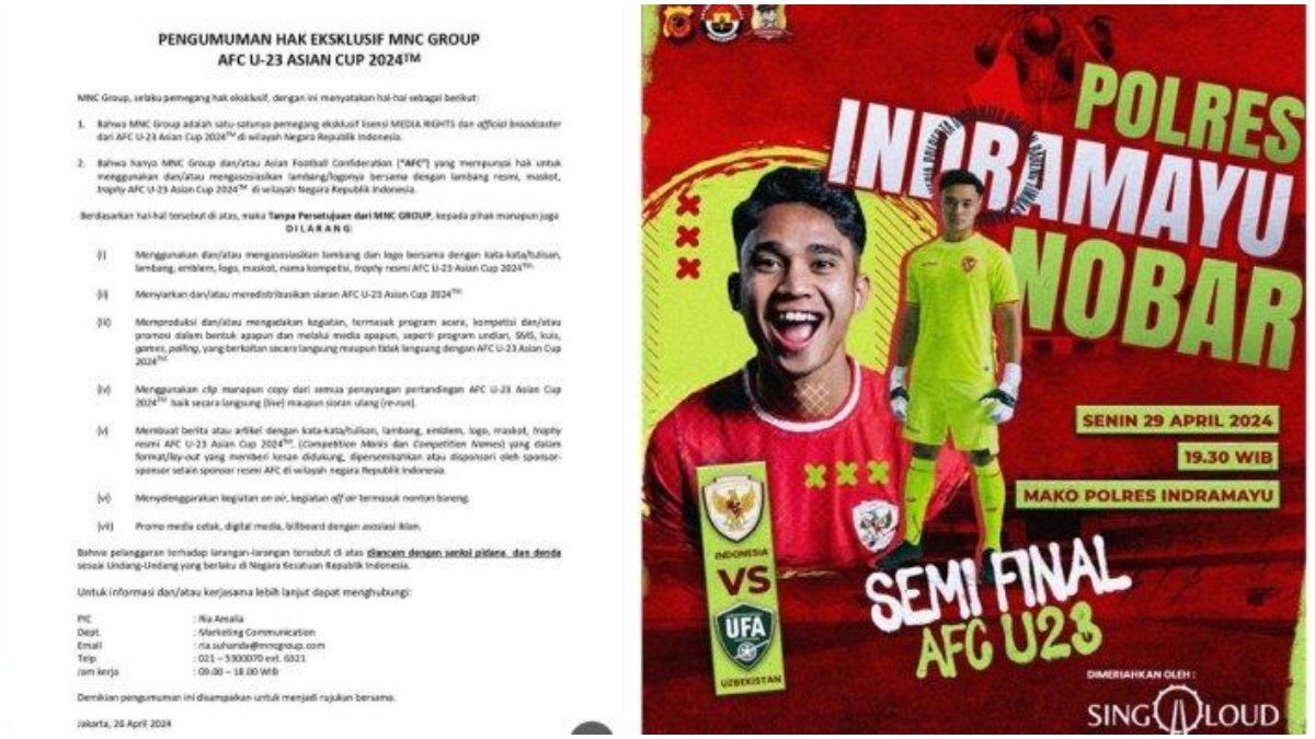 Banjir Hujatan Larangan Nobar Indonesia vs Uzbekistan, MNC TV Buka ...