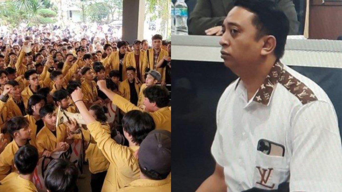 Mahasiswa Unsoed Demo UKT 2024, Penampilan Wakil Rektor Jadi Sorotan ...