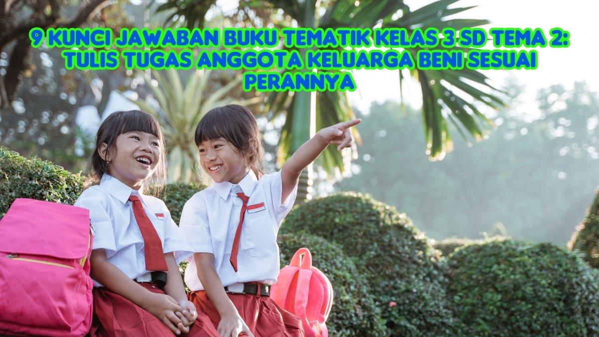 9 Kunci Jawaban Buku Tematik Kelas 3 SD Tema 2: Tulis Tugas Anggota ...