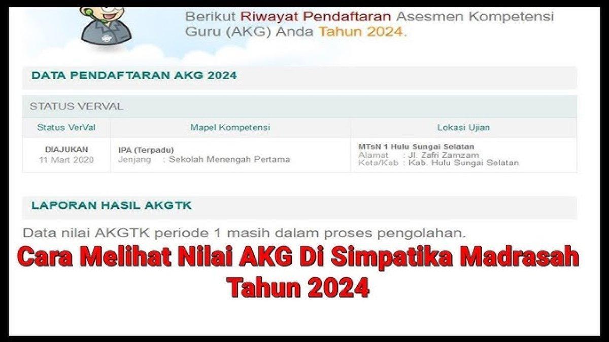 40 Kunci Jawaban AKG Madrasah, Materi yang Paling Tepat Sesuai ...