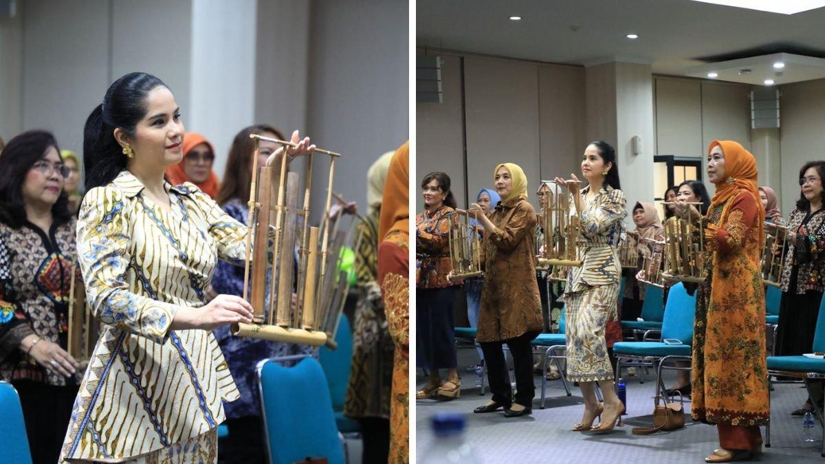 9 Potret Annisa Yudhoyono di Acara Peringatan Hari Batik, Gelar Main ...