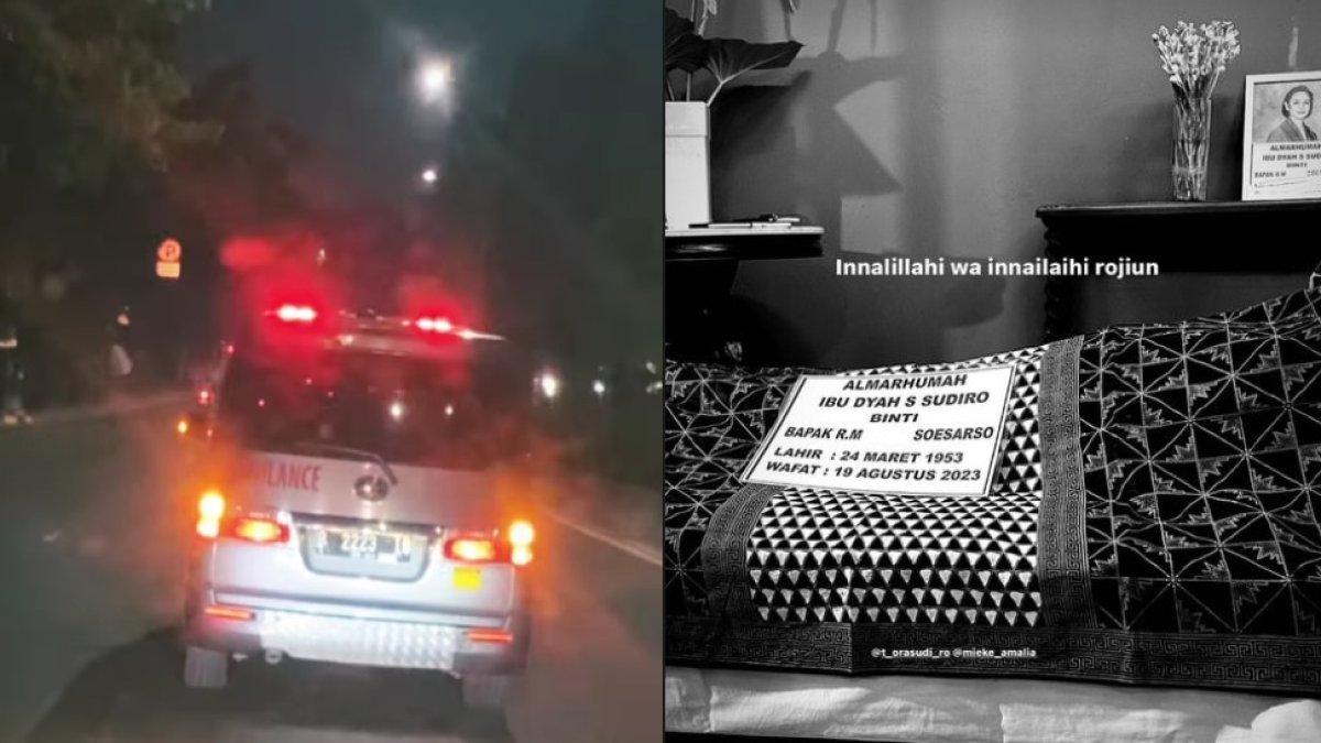 'Kita Antar Ma . .' Sendu Mieke Amalia Rekam Detik-detik Antar Jenazah ...