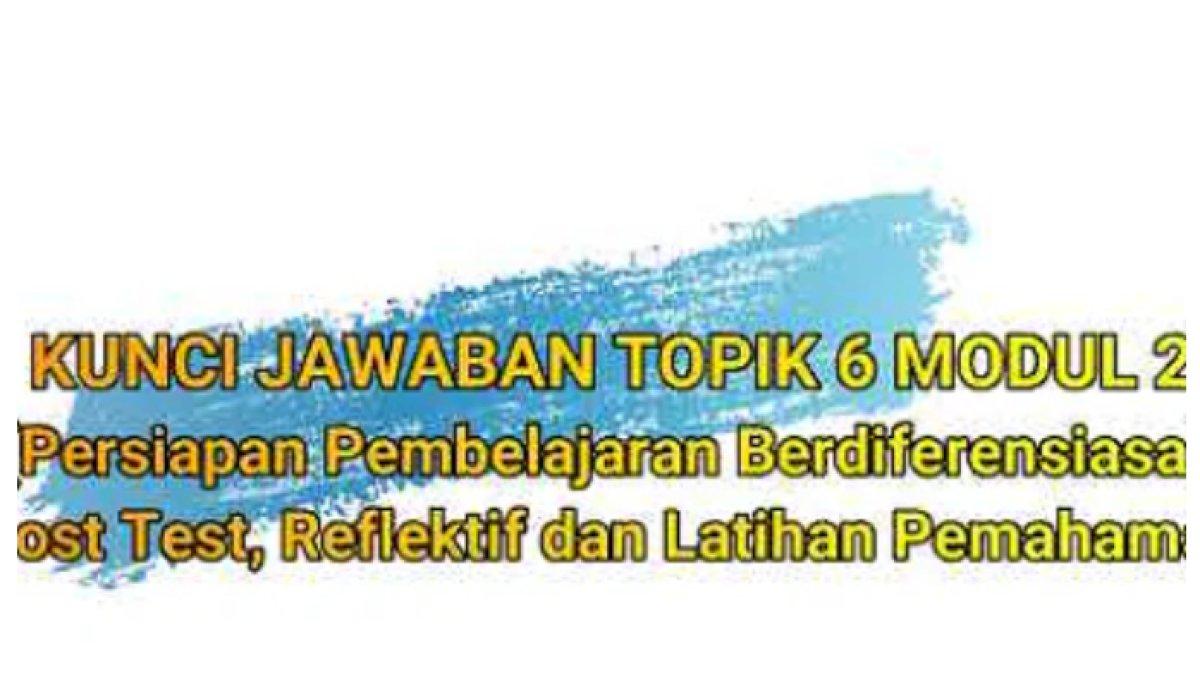 Kunci Jawaban Modul 2 Berikut Ini Merupakan Penerapan Pembelajaran