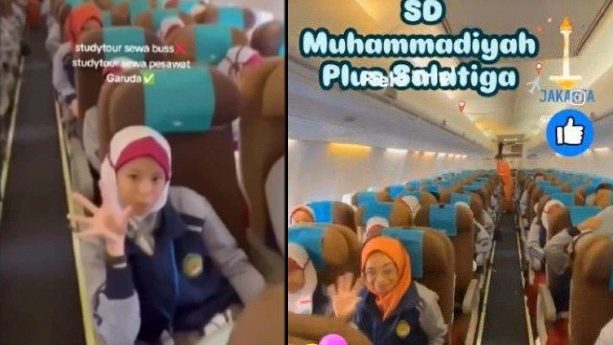 Tujuan Jalan-jalan Siswa SD di Salatiga Jateng yang Viral Study Tour Naik Pesawat, Kunjungi 3 ...