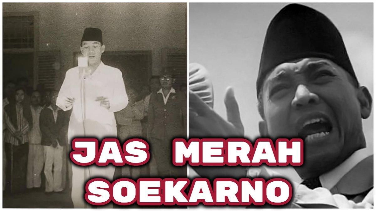 Momen 'Jas Merah' Soekarno di Upacara HUT RI ke-21 17 Agustus 1966 ...