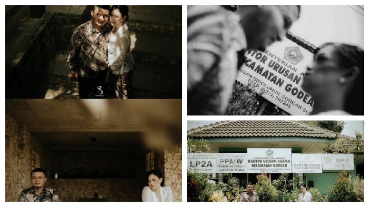 Pasangan Ini Hanya Nikah di KUA Namun Hasil Fotonya Estetik, Meski ...