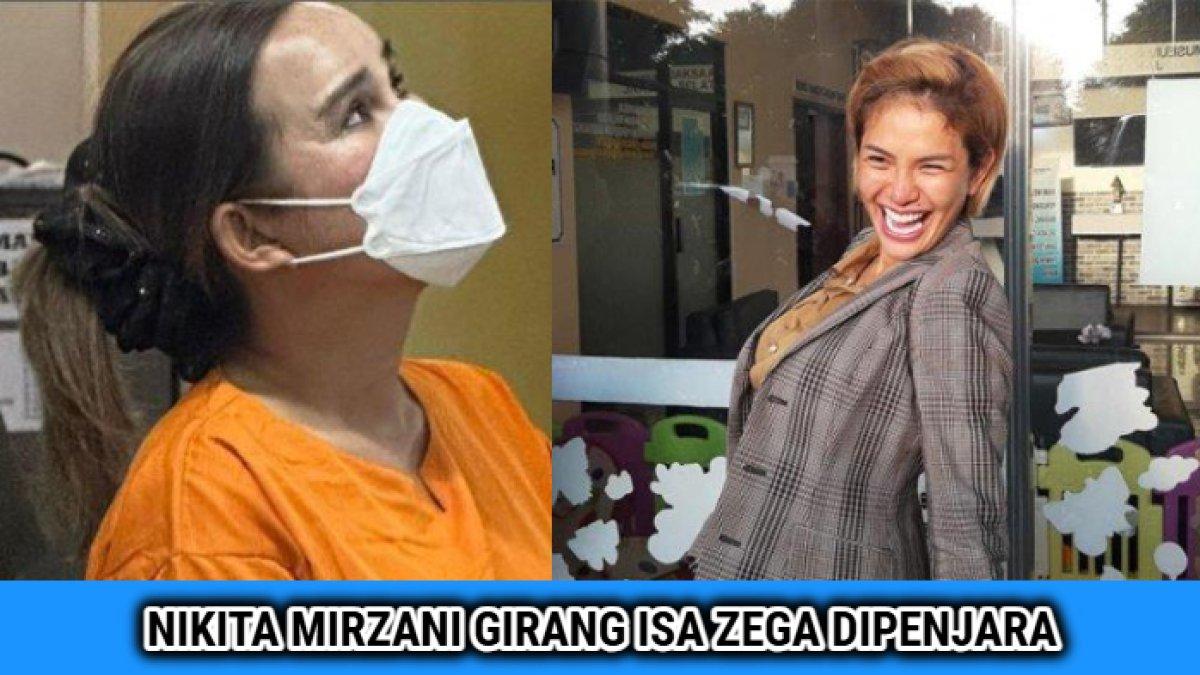 Girangnya Nikita Mirzani saat Isa Zega Pakai Baju Tahanan, Tersangka Kasus UU ITE: 'Semoga Betah ...