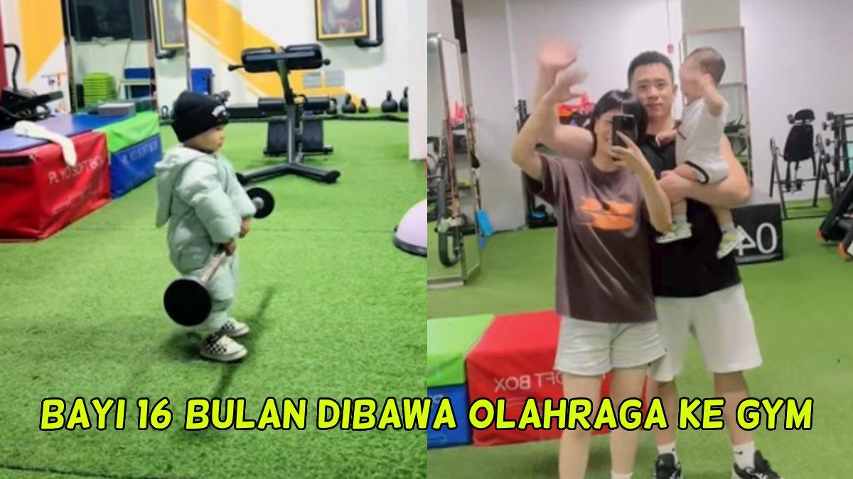 Viral Bayi 16 Bulan Dibawa Olahraga ke Pusat Kebugaran, Bisa Pulldown ...