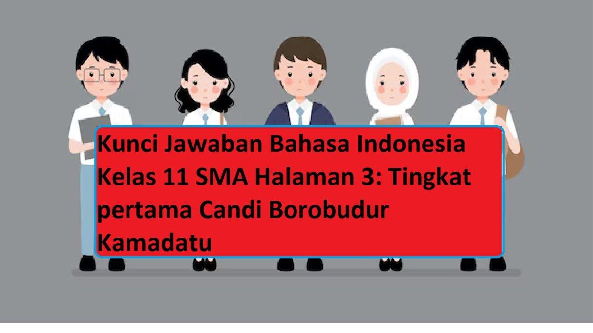 Kunci Jawaban Bahasa Indonesia Kelas 11 SMA Halaman 3: Tingkat pertama ...