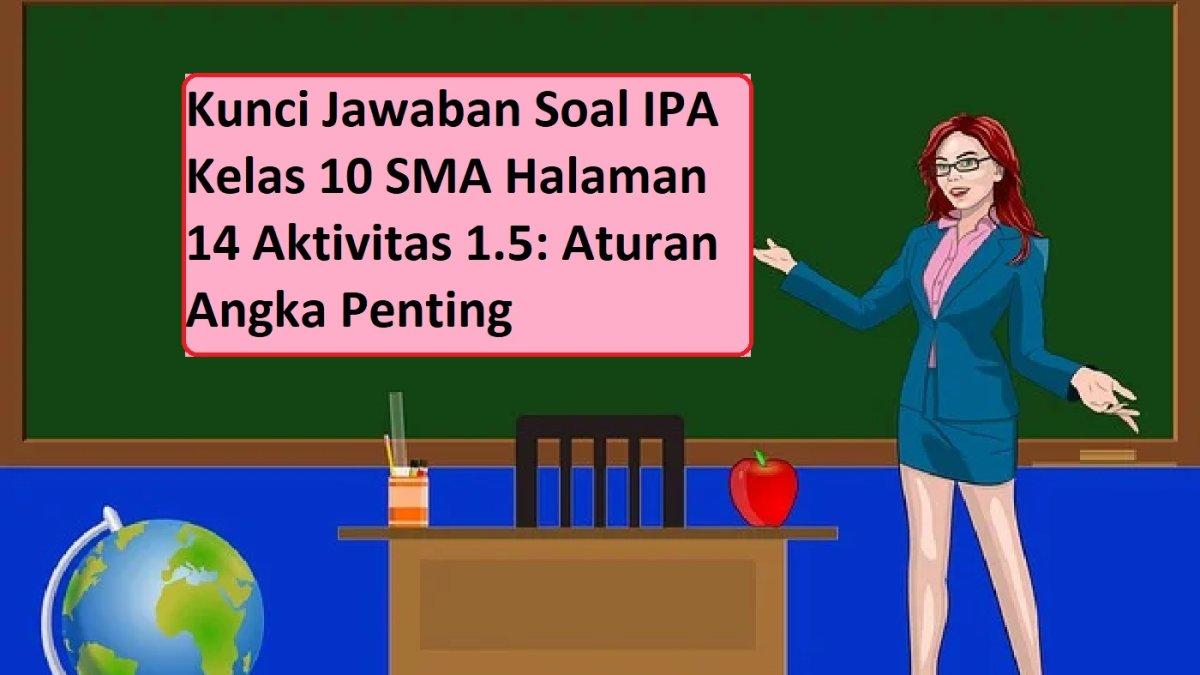 Kunci Jawaban Soal IPA Kelas 10 SMA Halaman 14 Aktivitas 1.5: Aturan Angka Penting ...