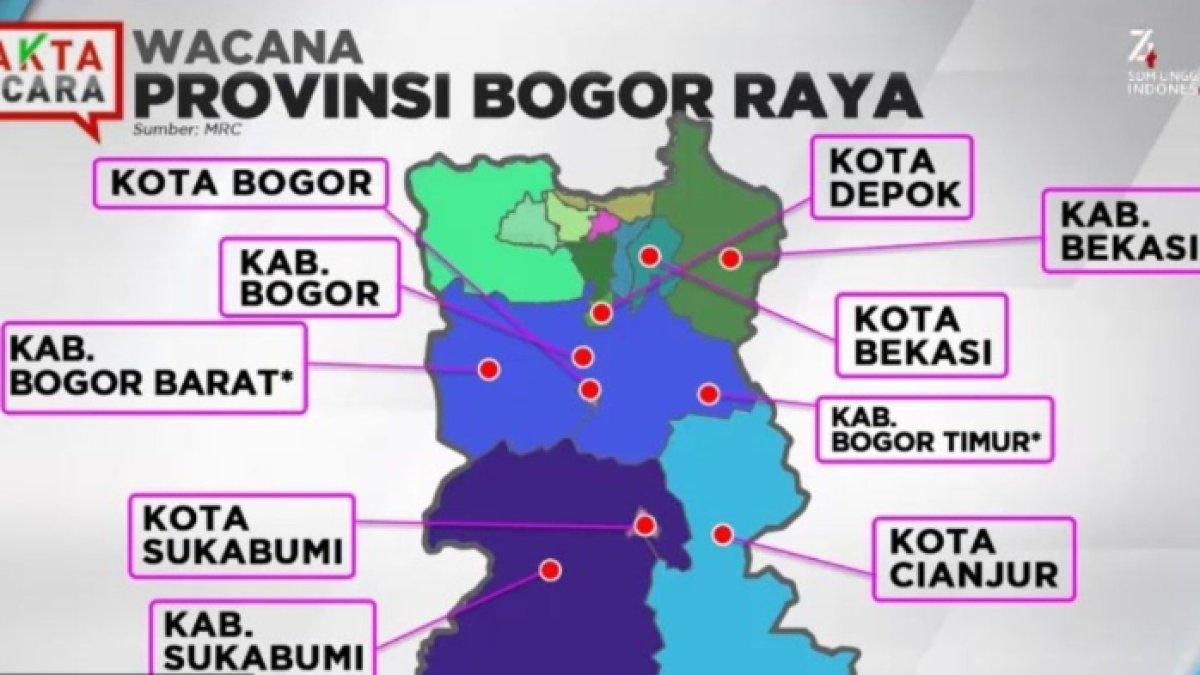 Hot Issue! Wacana Provinsi Bogor Raya, Berisi Kota Sukabumi, Kabupaten Bekasi, Cianjur, Kota ...