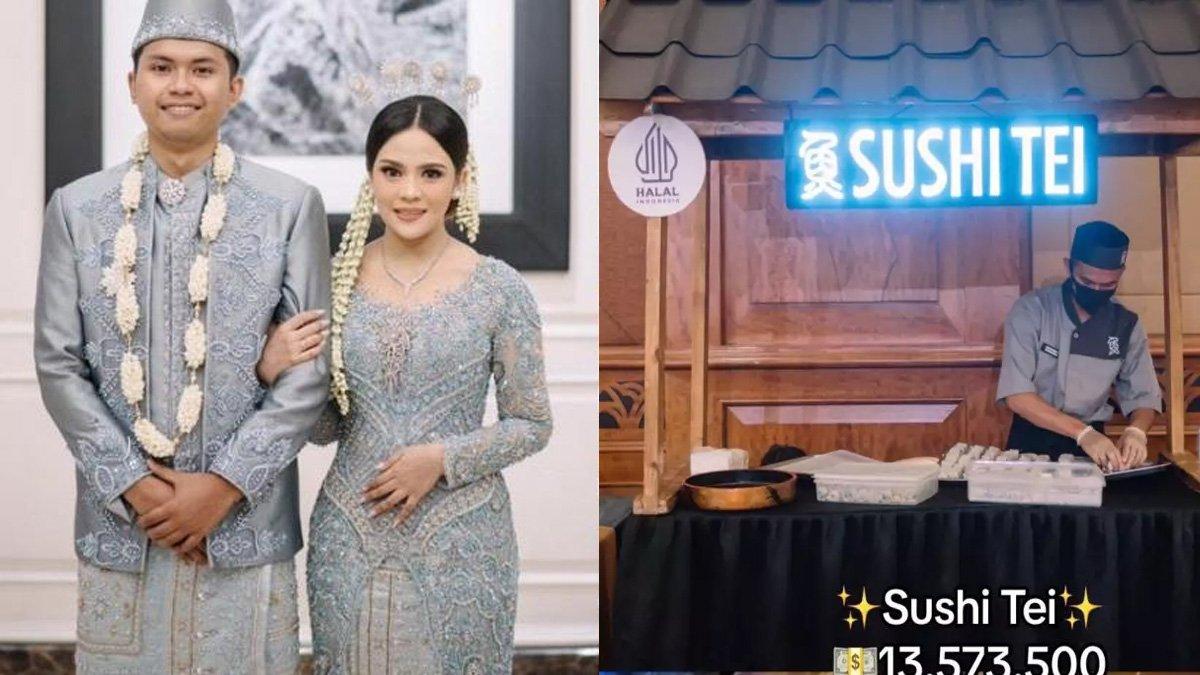 Viral Pengantin Ini Habiskan Rp 216 Juta Hanya untuk Konsumsi, Sediakan Gerai Kopi hingga Sushi ...