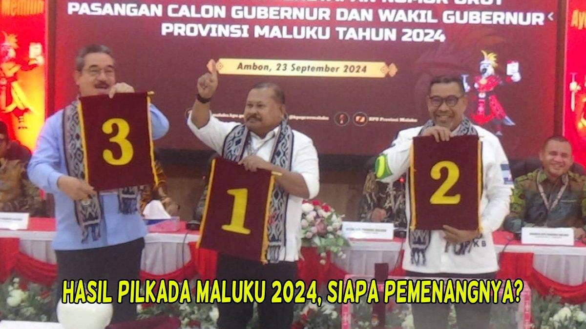 Daftar Lengkap Pemenang Pilkada Maluku 2024: Hasil Pilgub & Pilwalkot, Jagoan Gerindra & PDIP ...