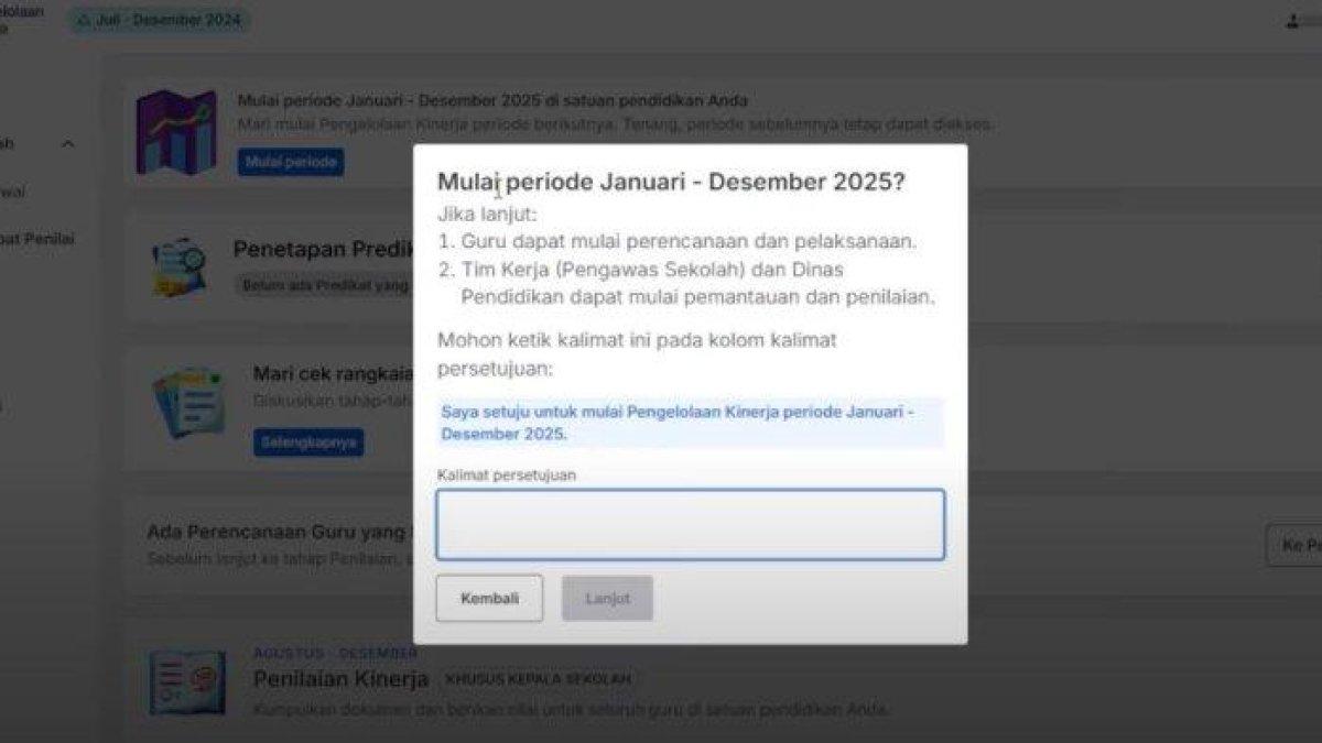 Bisa Dilakukan Kepala Sekolah dan Guru, Ini Cara Ganti Periode Pengelolaan Kinerja 2025 di PMM ...